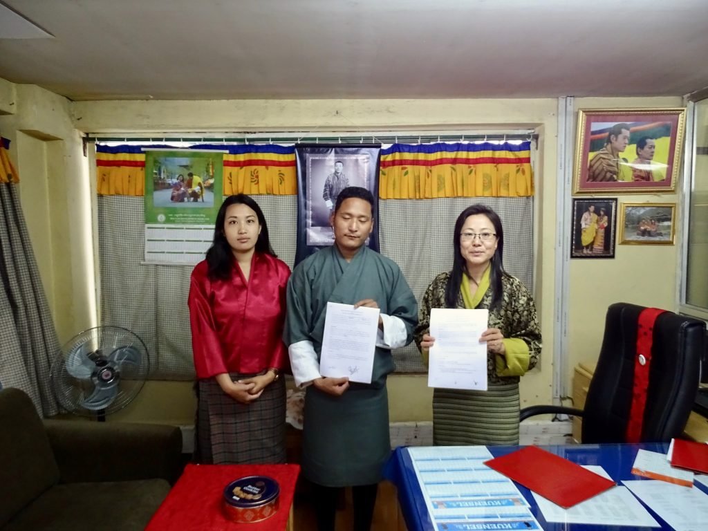 BJTF signs MoU with TTI Thimphu | Organization for Youth Empowerment